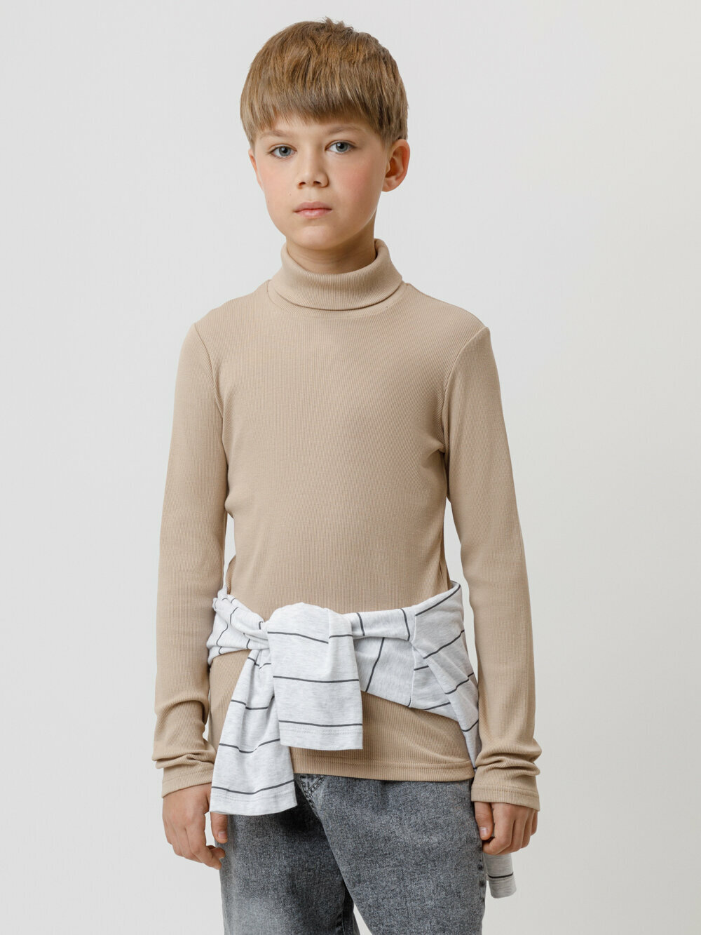 Водолазка КР 301477/темно-бежевый 1304 к576