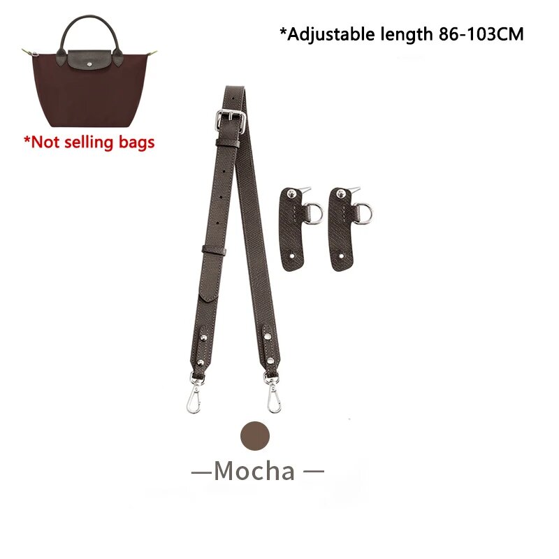 Кожаный сменный ремень через плечо, новая сумка с гранатом для мини-сумки Longchamp без перфорации, модификация, аксессуары для сумки