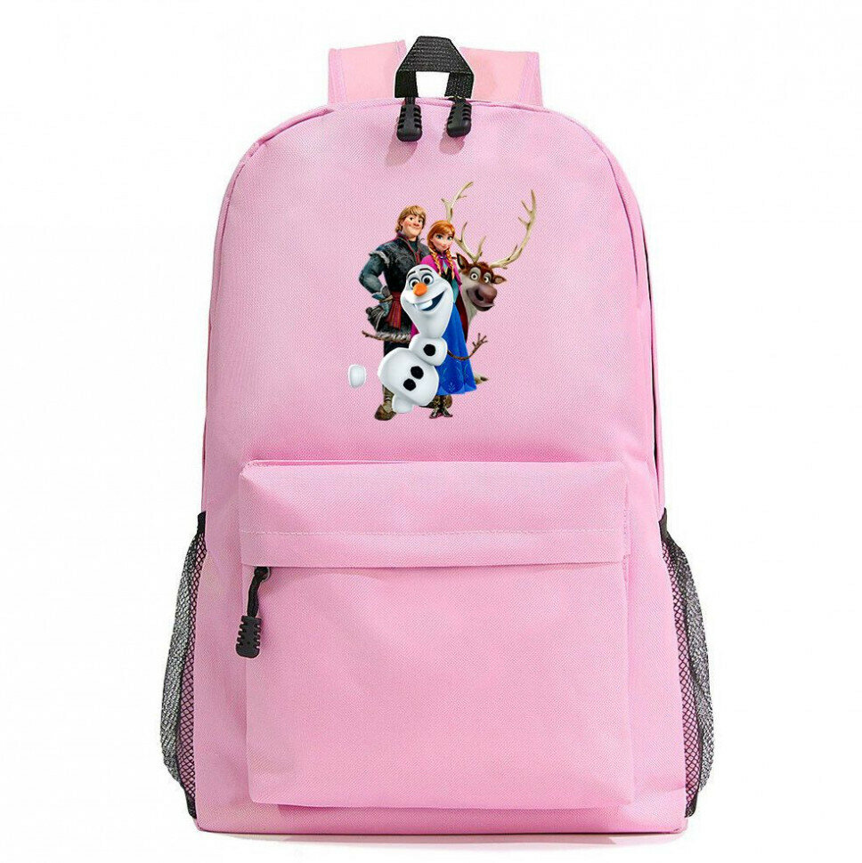 Рюкзак персонажи Холодное сердце (Frozen) розовый №4