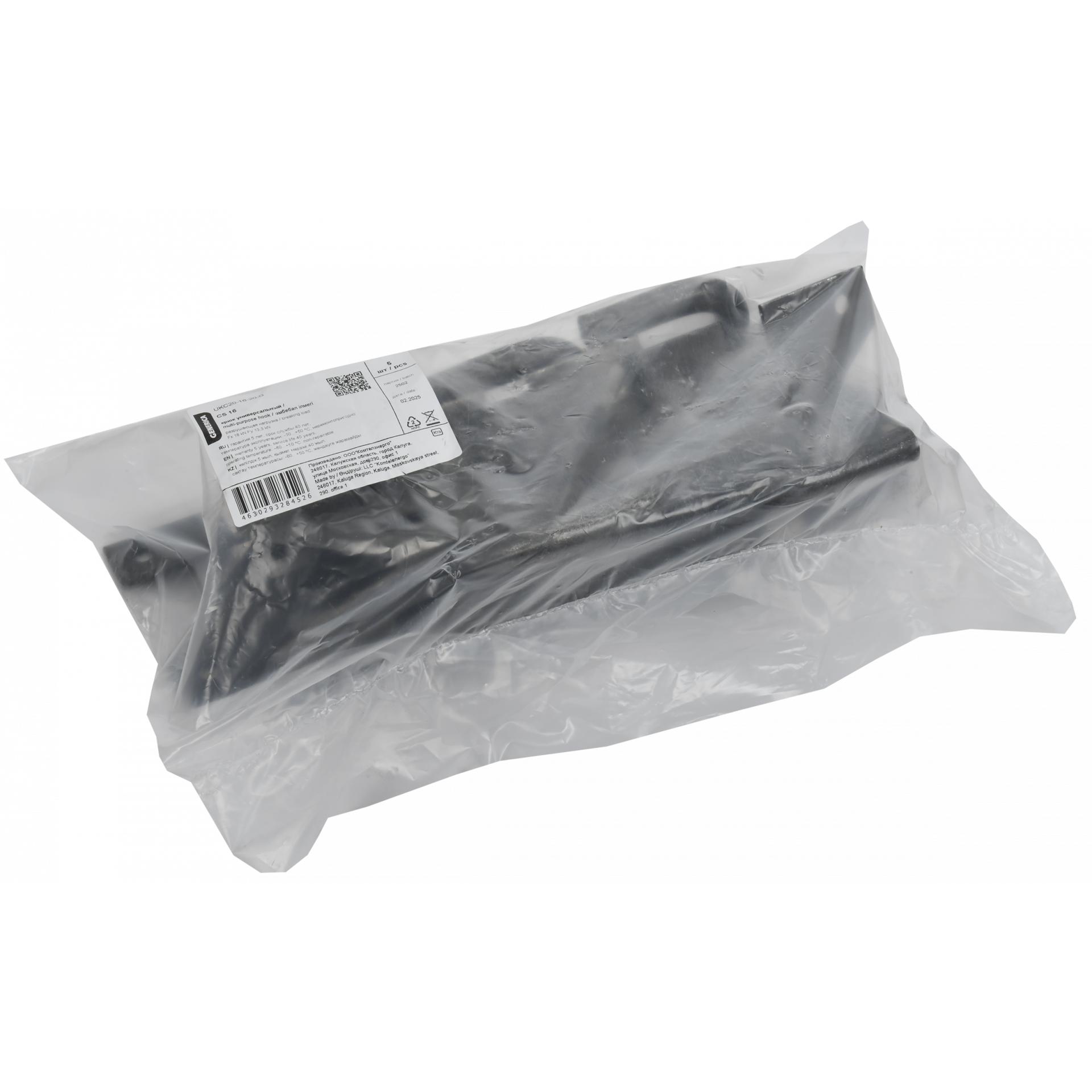 Крюк универсальный CS 16 GENERICA, IEK UKC20-16-20-G (5 шт.)