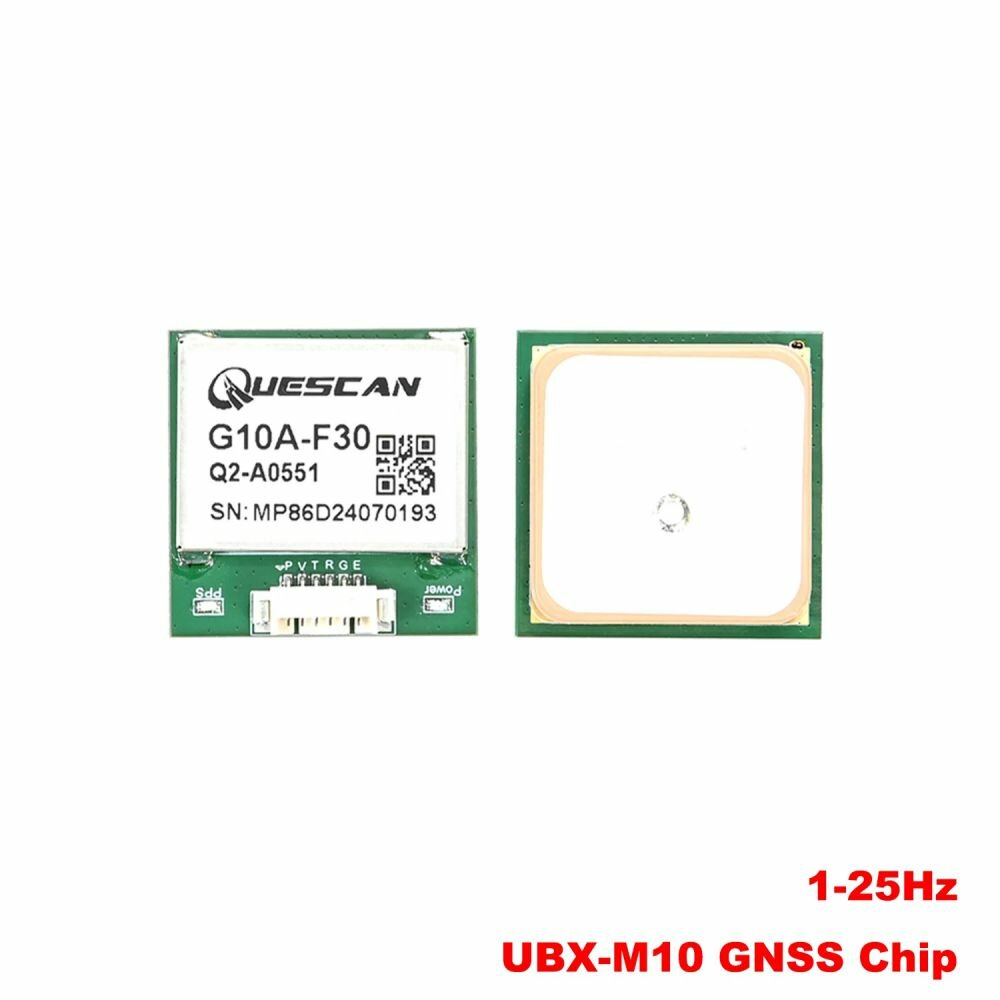 Модуль GPS G10A-F30 UBX M10 1–25 Гц GNSS-приемник для FPV-дрона Betaflight GPS Galileo BeiDou ГЛОНАСС QZSS SBAS