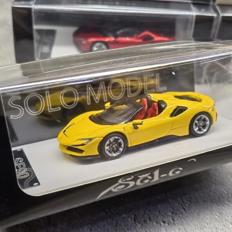 Миниатюрная модель автомобиля из литого металла Феррари SF90 модель автомобиля Игрушки 1:64 Ferrari SF90