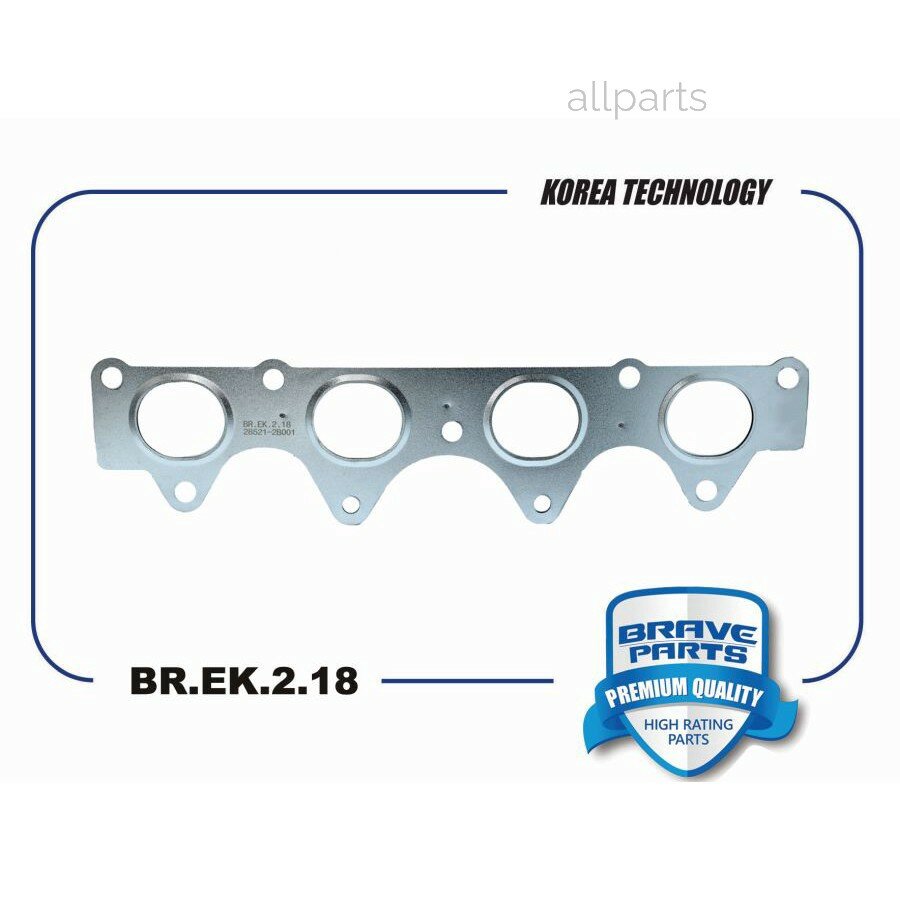 BRAVE BREK218 Прокладка коллектора 28521-2b001 br. ek.2.18 выпускного kia ceed 06-, soul 09-