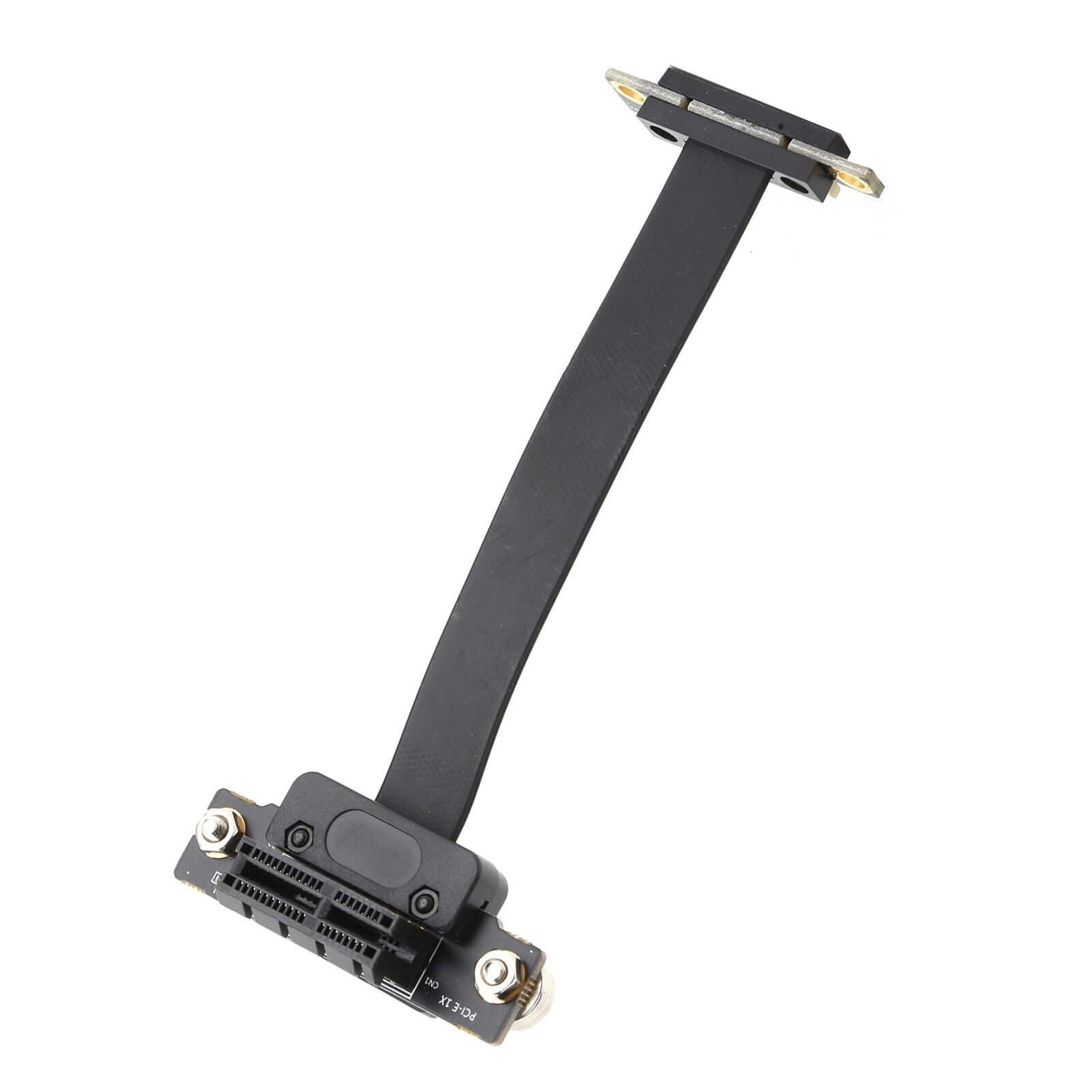 Удлинитель PCIE 1X с двойным сетевым адаптером 90 , LED и магнитной накладкой