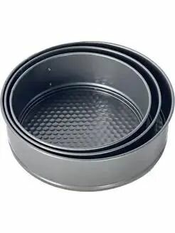 Набор форм для выпечки и для запекания 18см, 20см, 22см торта 3 штуки