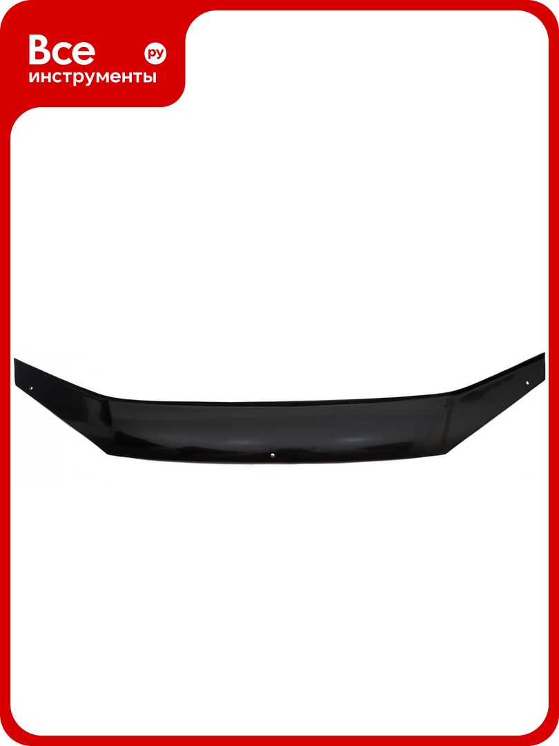 Дефлектор капота SIM ВАЗ Гранта 2018-, темный NLD. SVAZGR1812