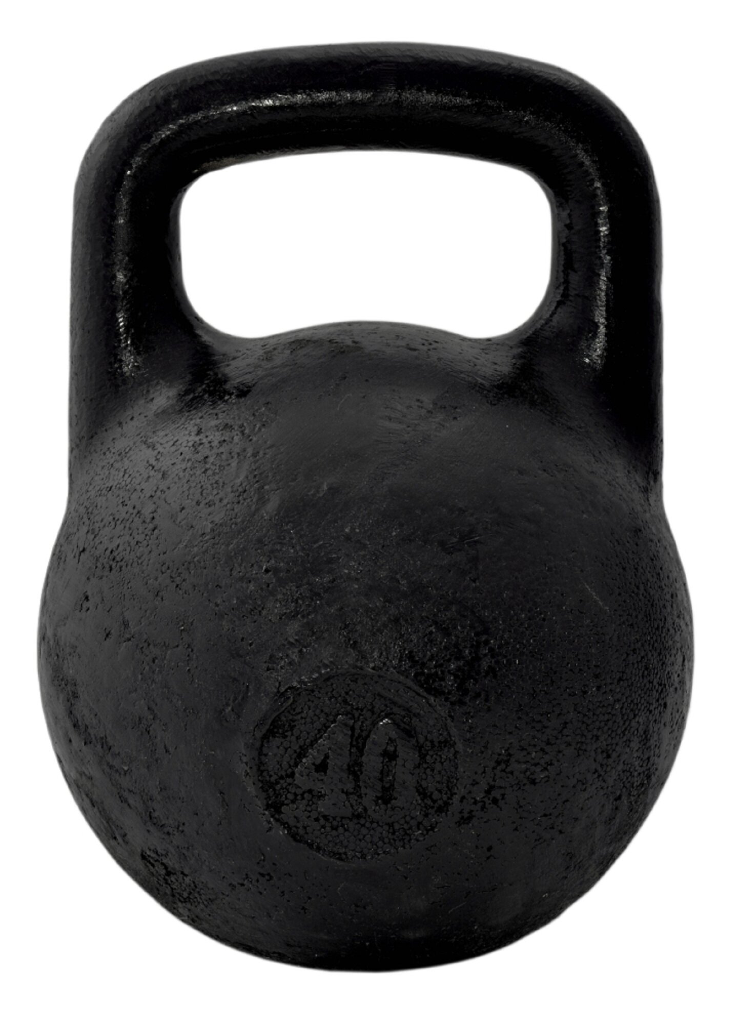 Гиря 40 кг чугунная уральская, одноручная, насыпная, черный Титан