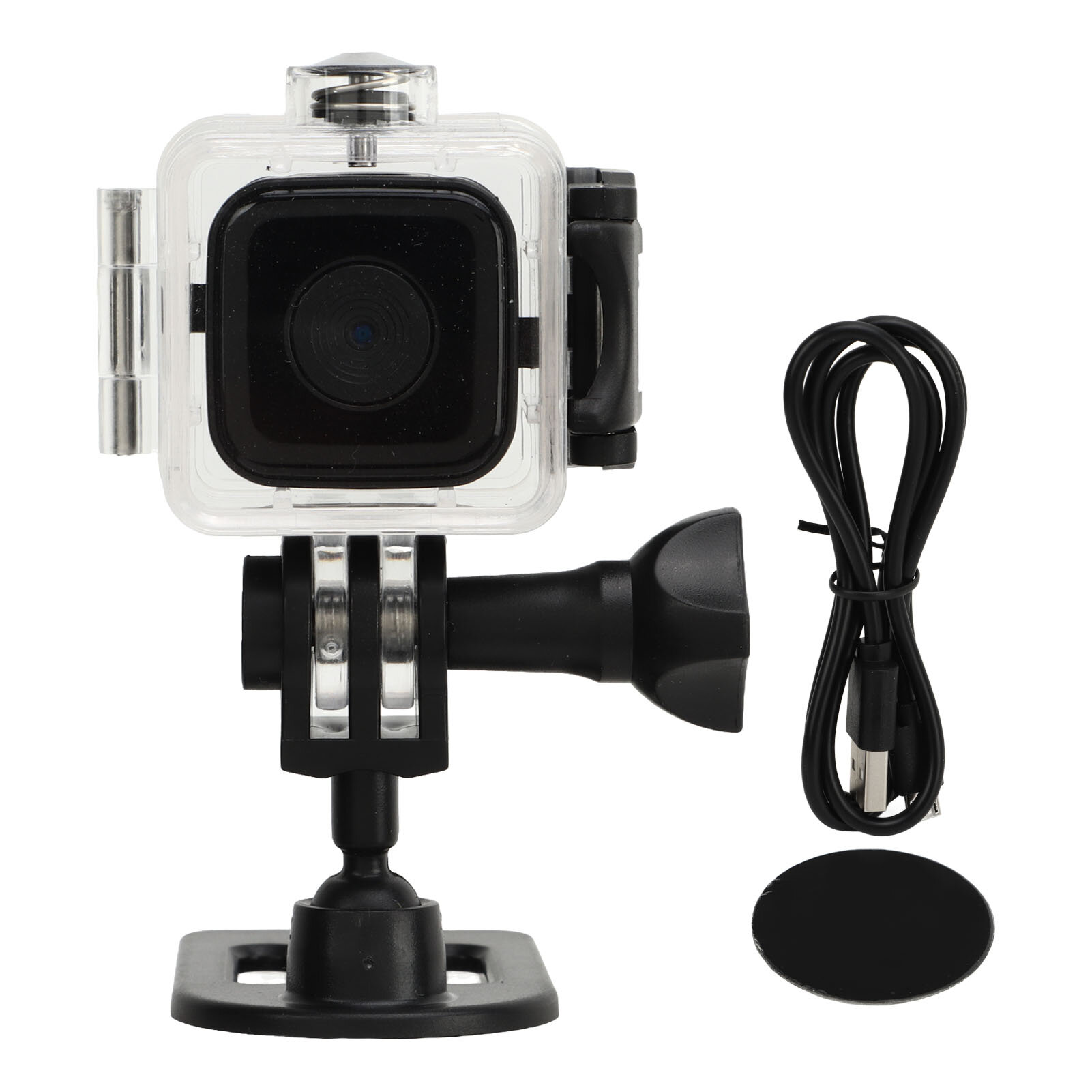 1080p Sports Camera Mini High Definement Night Vision с широкоугольной камерой с водонепроницаемой оболочкой для туристического кемпинга на открытом воздухе