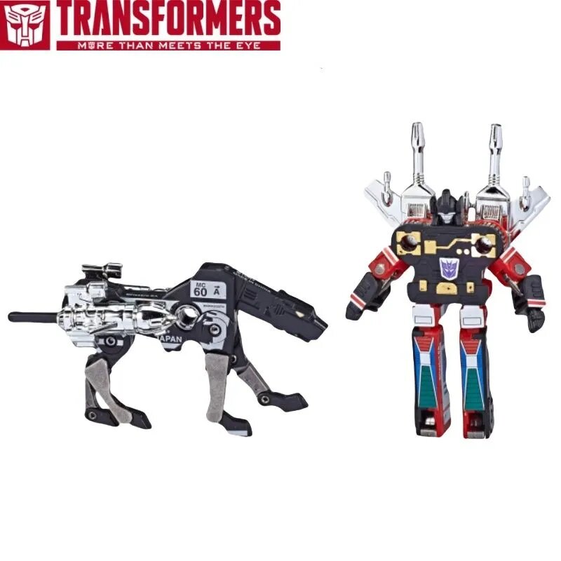 Трансформеры игрушки Transformers G1 Ravage and Rumble Set of 2 Transformers Vintage G1 Reissues