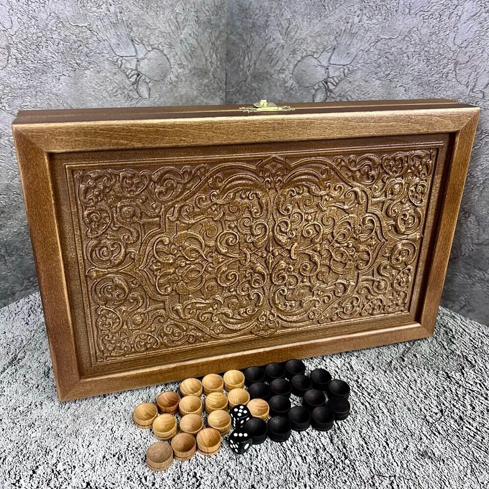 Нарды, мини Восточные-2, бук, 35.5х22.5х5 см