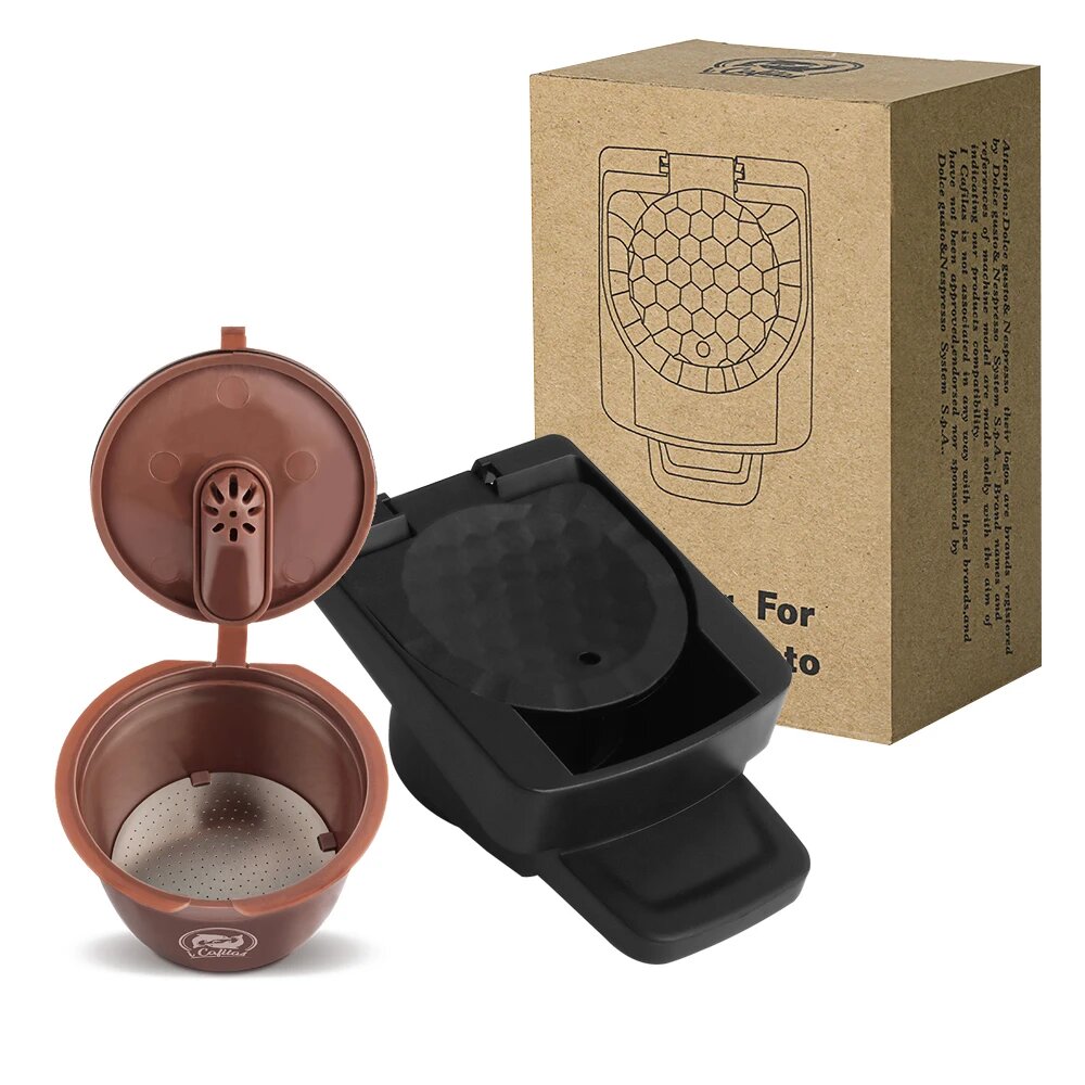 ICafilas Адаптер для Dolce Gusto к Nespresso, Коричневый