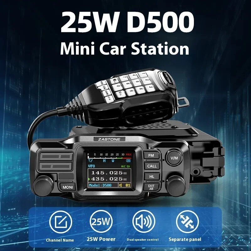 Автомобильная рация ZASTONE D500