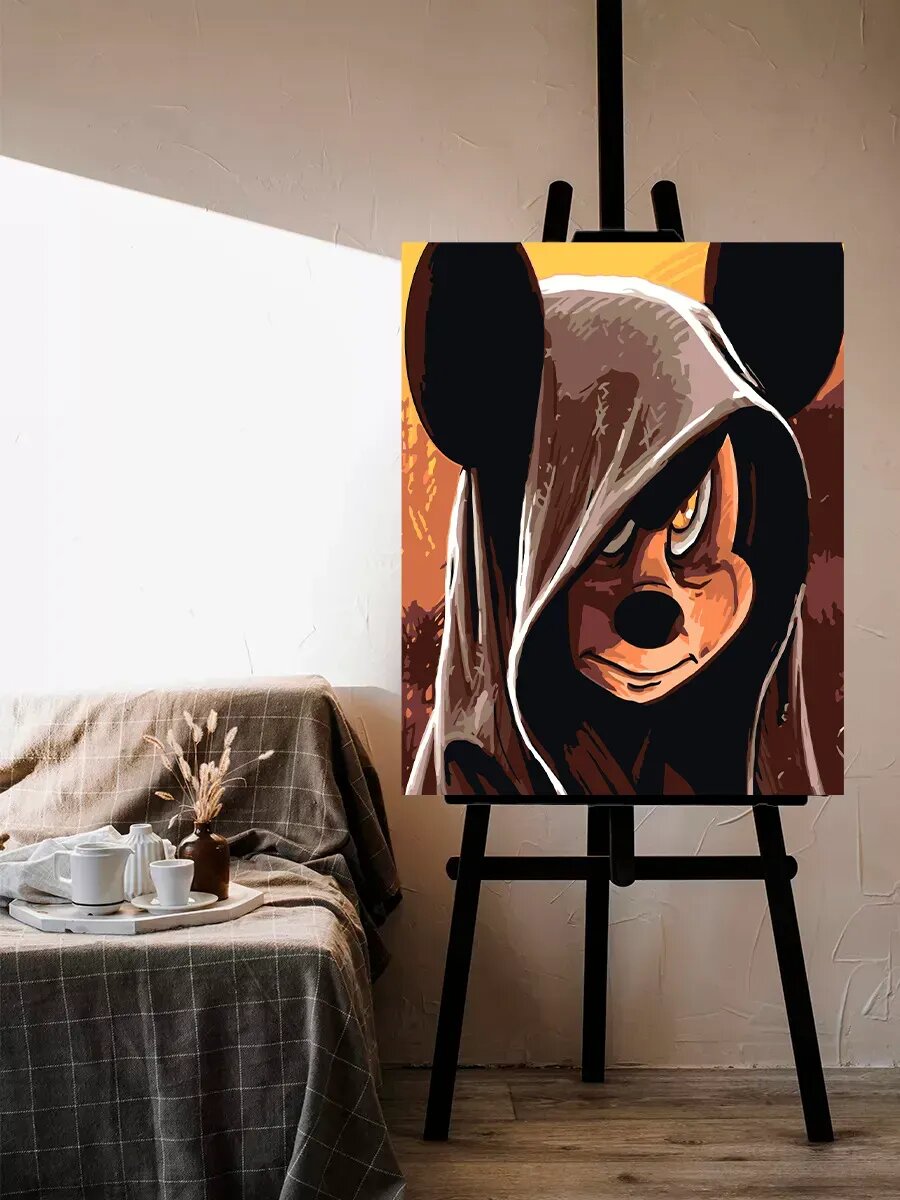 Картина по номерам Микки Маус