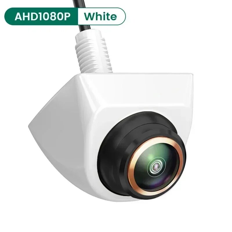 Автомобильная камера заднего вида CVBS AHD 1080P Full HD задняя камера заднего вида 170 ° Широкоугольная камера ночного видения «рыбий глаз» Len, автомобильная камера заднего вида, White-CVBS-AHD1080P