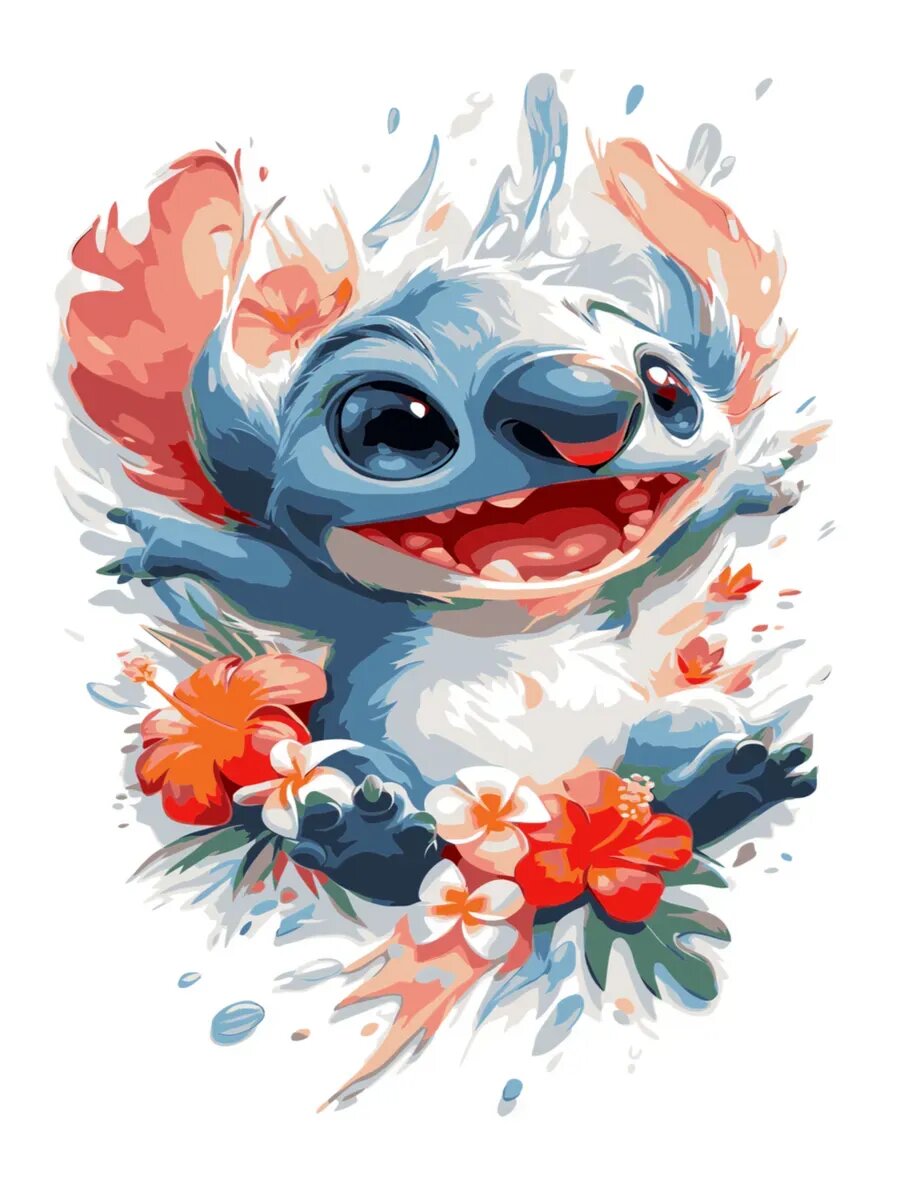 Картина по номерам стич