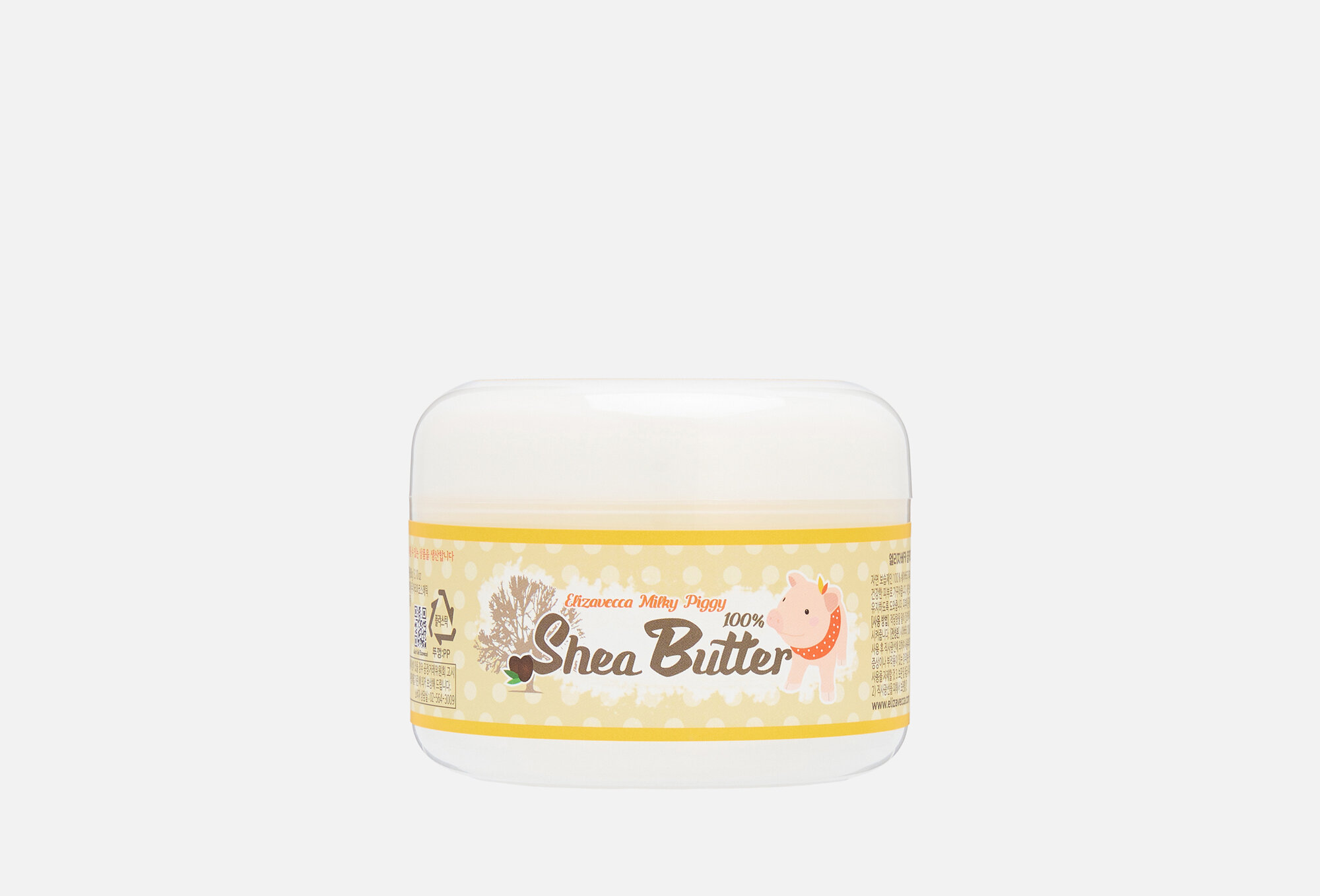 Масло ши для лица и тела ELIZAVECCA MILKY PIGGY SHEA BUTTER 100% 88 г