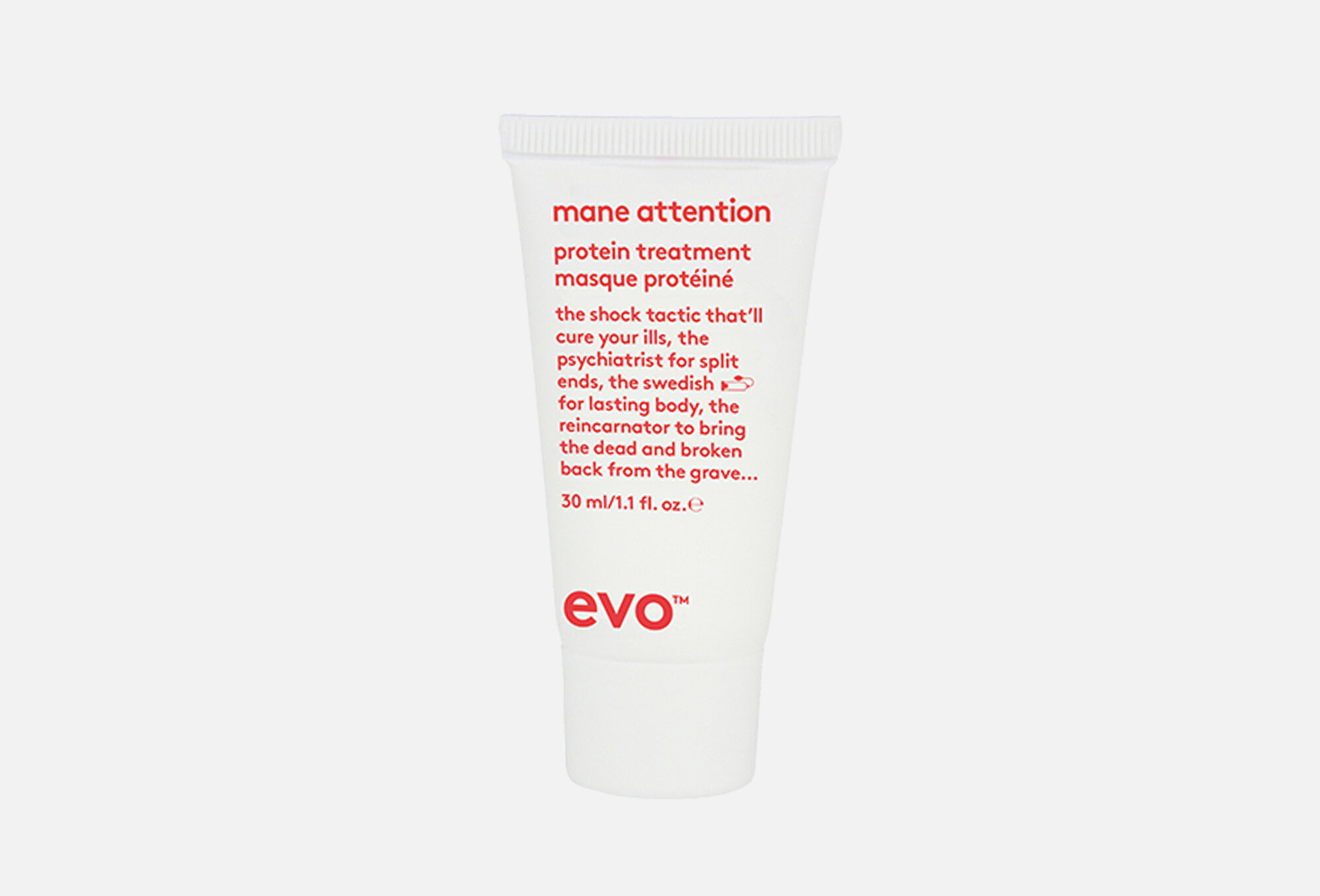 Укрепляющий протеиновый уход для волос (мини-формат) EVO mane attention protein treatment (travel) 30 мл