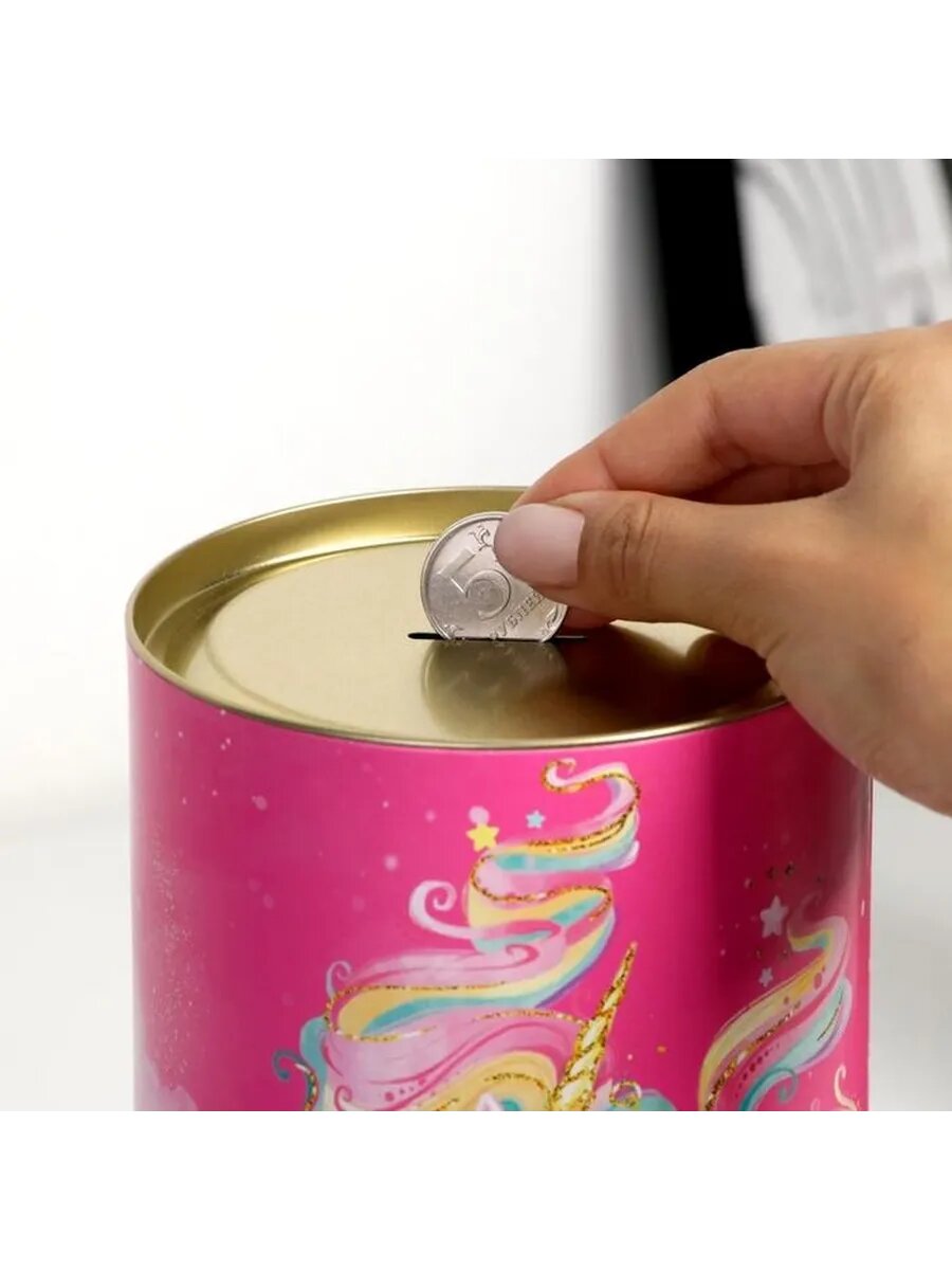 Большая копилка в виде единорога для сбережений