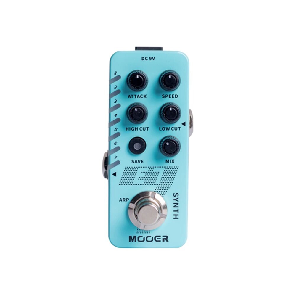 MOOER Micro E7 Полифонический синтезатор для гитары