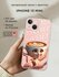 Чехол на Apple iPhone 13 mini / Айфон 13 мини с принтом "Балерина капучино 2", п...