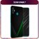 Чехол на Tecno Spark 7 / Техно Спарк 7 с принтом "Зеленый карбон"
