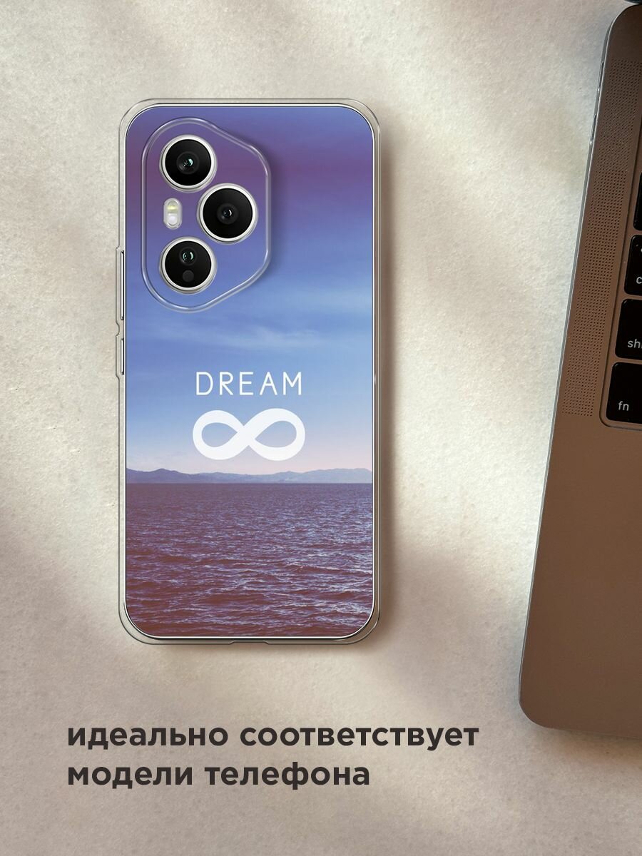 Чехол на Honor 400 Pro / Хонор 400 Про с принтом "Dream бесконечность" — фото 1