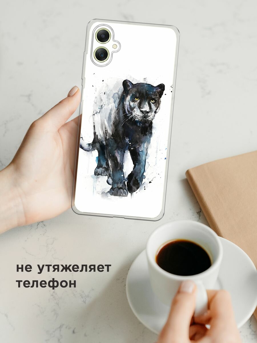 Чехол на Samsung Galaxy A06 / Самсунг Галакси А06 с принтом "Пантера арт 3" — фото 1