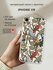 Чехол на Apple iPhone XR / Айфон XR с принтом "Tropical pattern", прозрачный