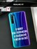 Чехол на Realme XT / Реалми XT с принтом "Живу как положено", прозрачный