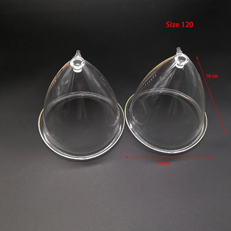 Вакуумный массажер NUCOMFFEEL для груди, бедер и спины 2pcs size120 cup