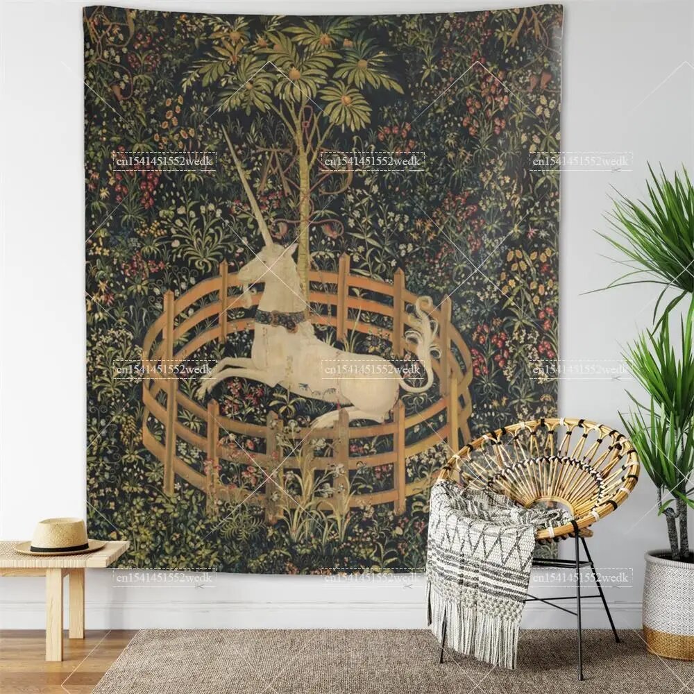 Гобелен на стену "Единорог", 95x73cm, GT0000855