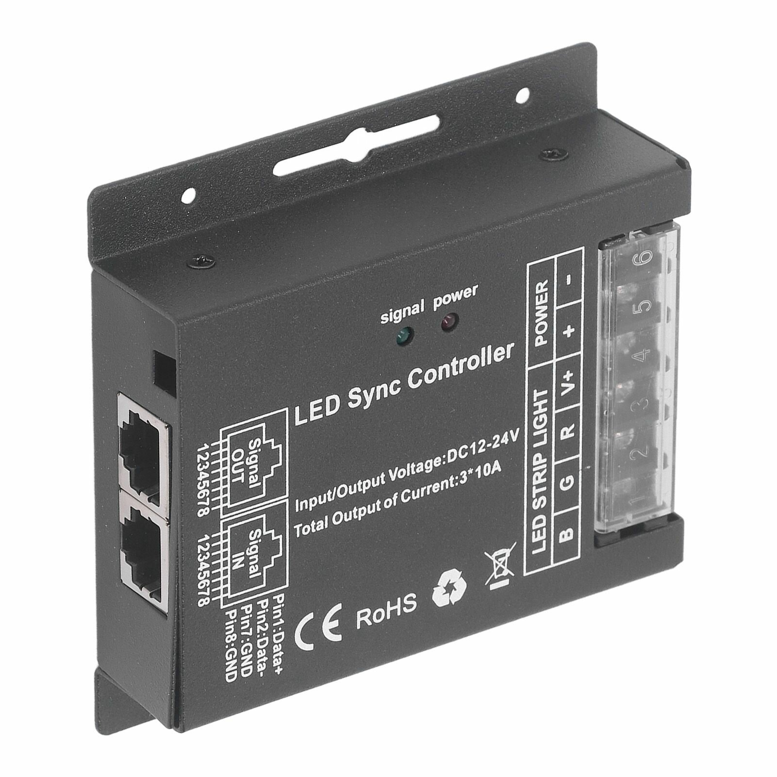 RF контроллер затемнения, 24 клавиши, для светодиодных лент, DC12-24V