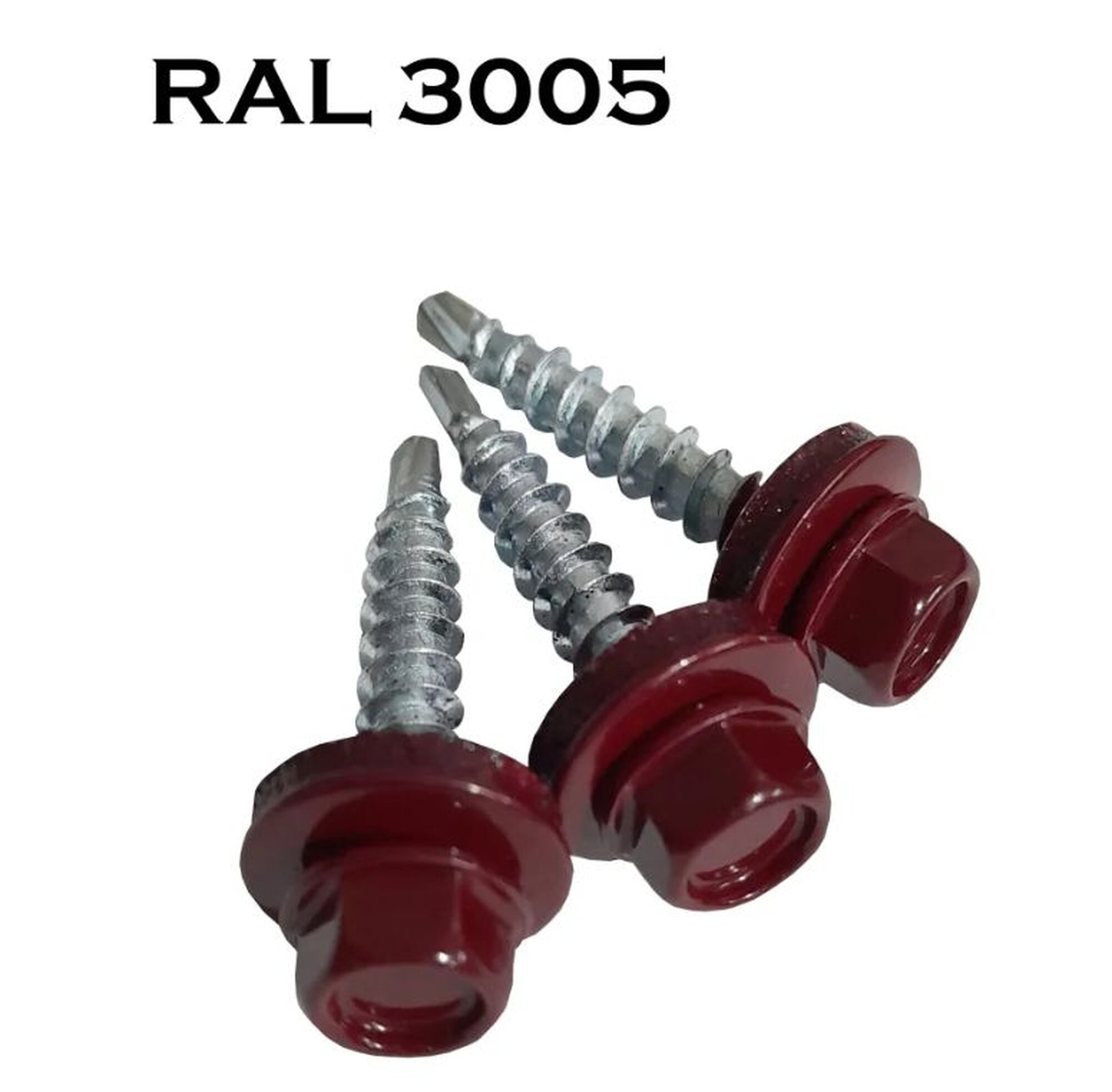 Саморезы кровельные 4,8х29 Daxmer RAL 3005 (250шт)