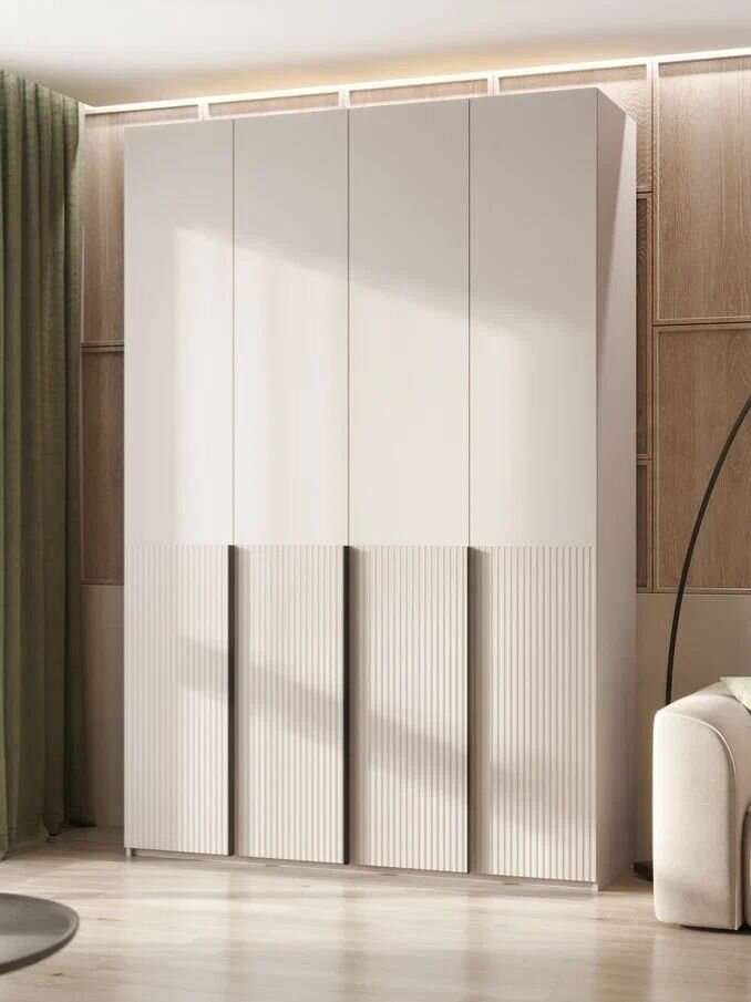 Шкаф Мебельная Фабрика РАЙ Марвэл, распашной, ЛДСП, МДФ, 160x240 см