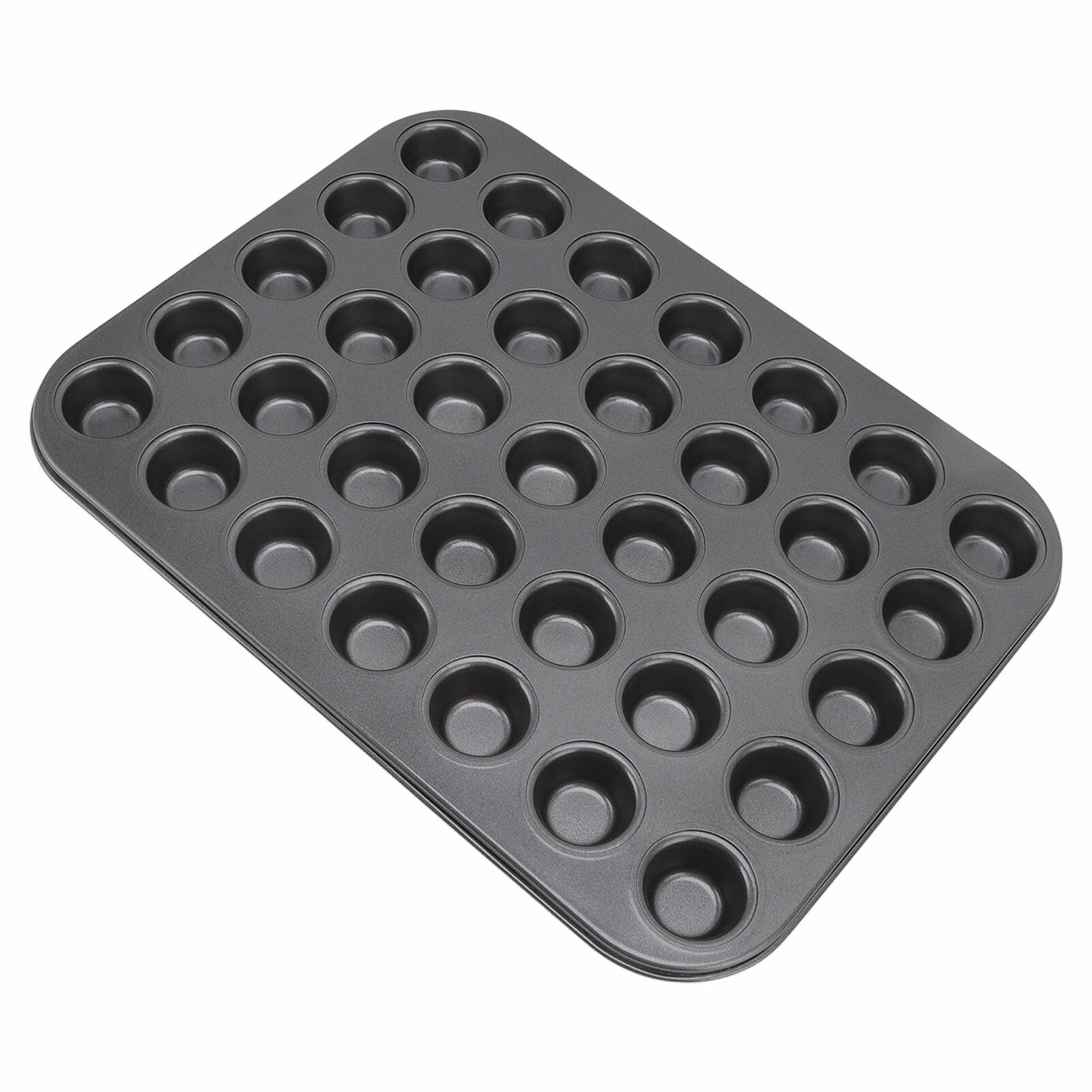 Мини-формы для кексов с антипригарным покрытием, кухонные формы для выпечки из углеродистой стали для выпечки тортов, хлеба, 35 сеток