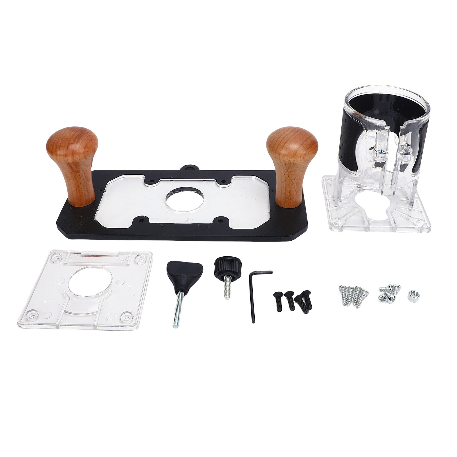 Деревообрабатывающий фрезерный станок с многофункциональной резьбовой фрезерной базой с прозрачной крышкой для гравировальных станков