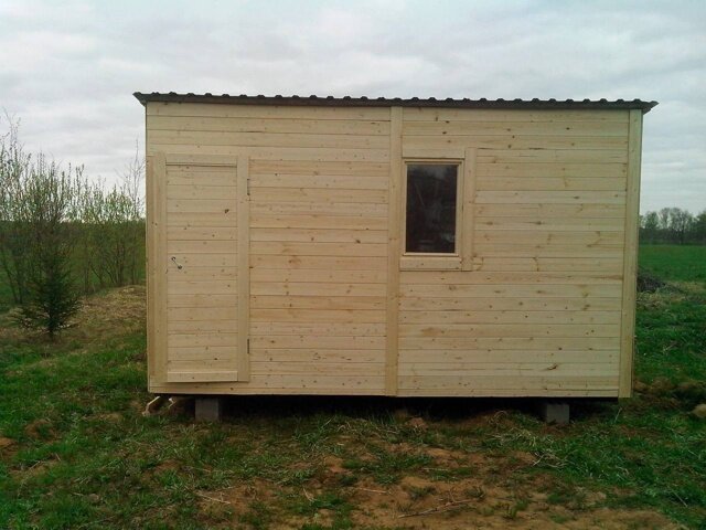 Бытовка 4 метра, утепленная, с блоками, ступенями, доставкой
