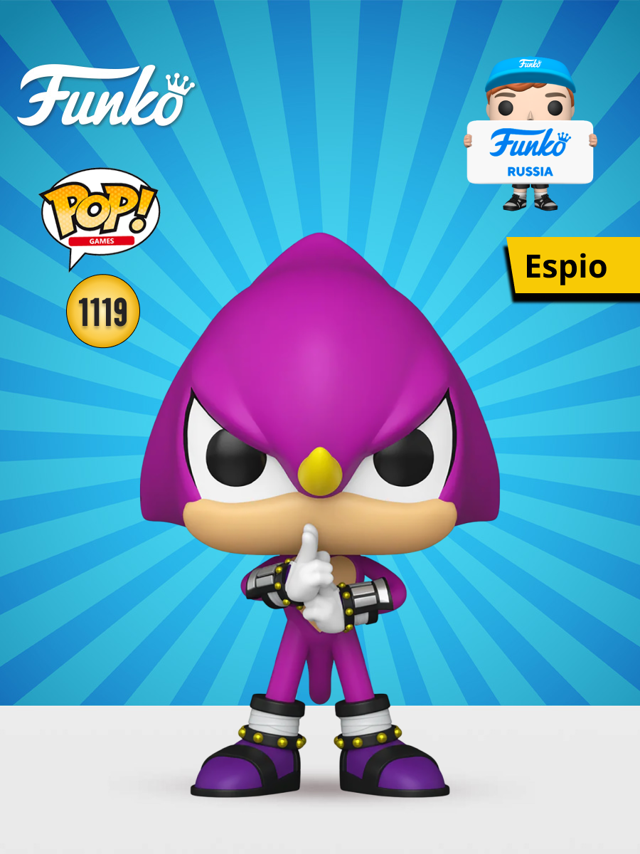 Фигурка Funko POP! Games Sonic the Hedgehog Espio the Chameleon (1119) 88395