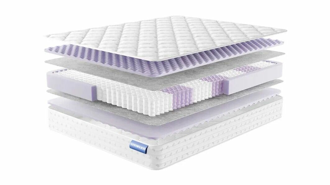 Матрас Vitaflex Balance Comfort 160х200 высота 20 см анатомический средней жесткости Независимые пружины