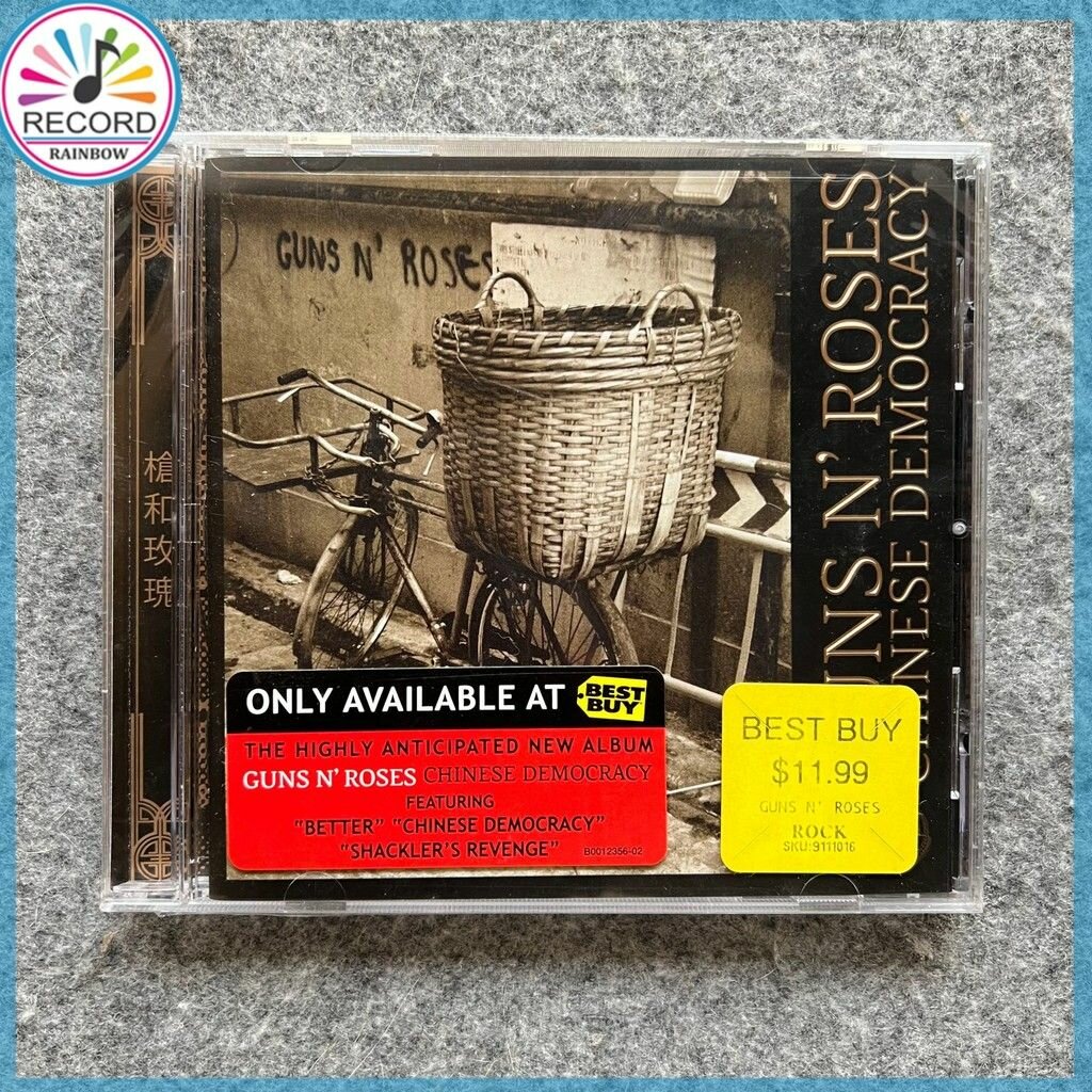 CD Guns N' Roses Chinese Democracy CD IP0336 запечатанный совершенно новый альбом запечатанный компакт-диск