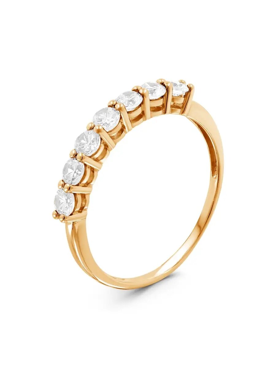 Кольцо дорожка, серебро, 925 проба, фианит