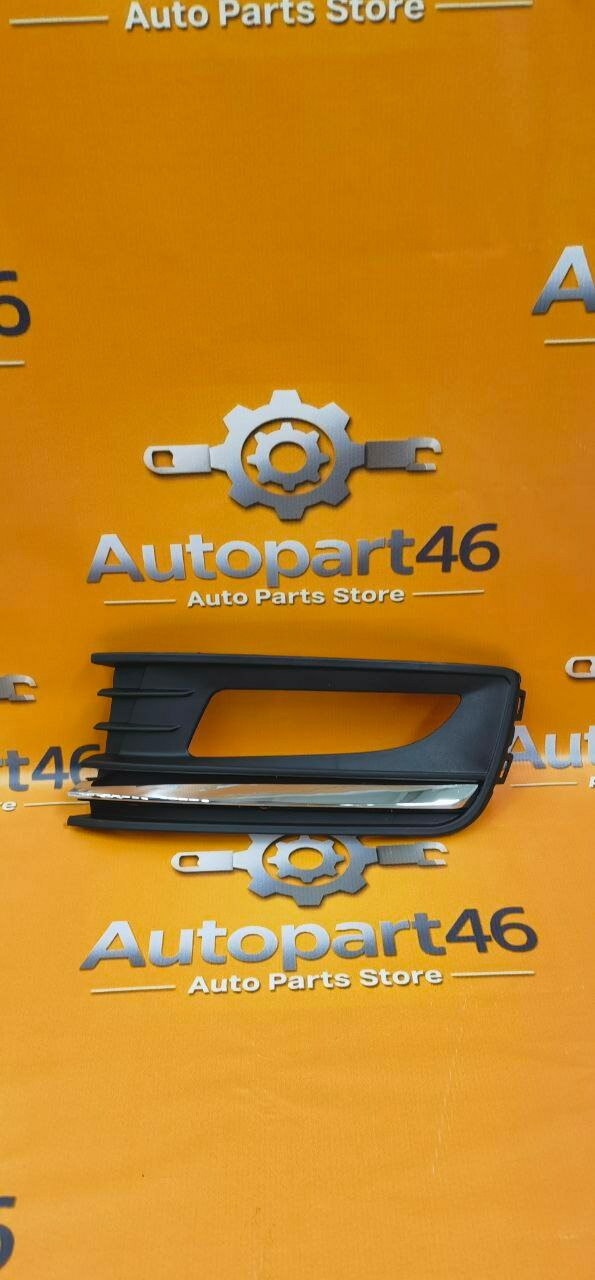 Оправа ПТФ(с хромом) Фольцваген Поло Седан левая VW POLO Sedan 15-20 год