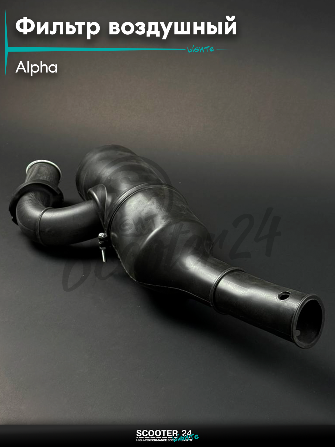 Корпус воздушного фильтра в сборе на мопед и мотоцикл ALPHA / Альфа