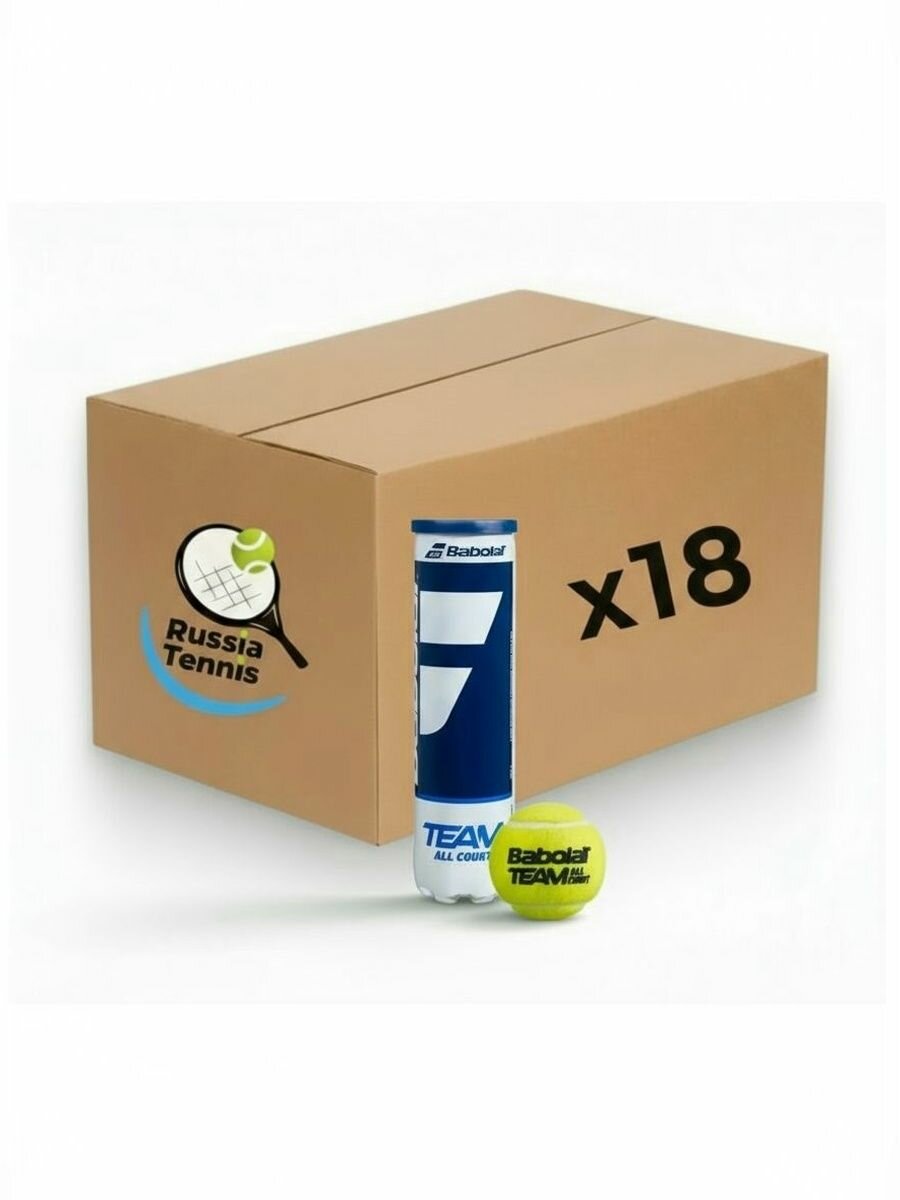 Теннисные мячи Babolat Team all court 72 мяча