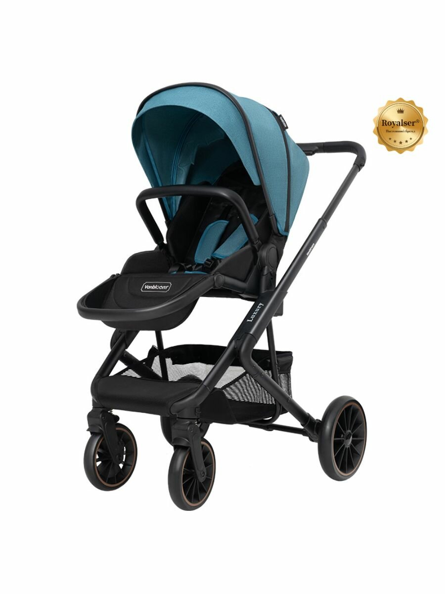 Детская коляска складная, реверсивная, Royalser, для новорожденных 0-4 лет