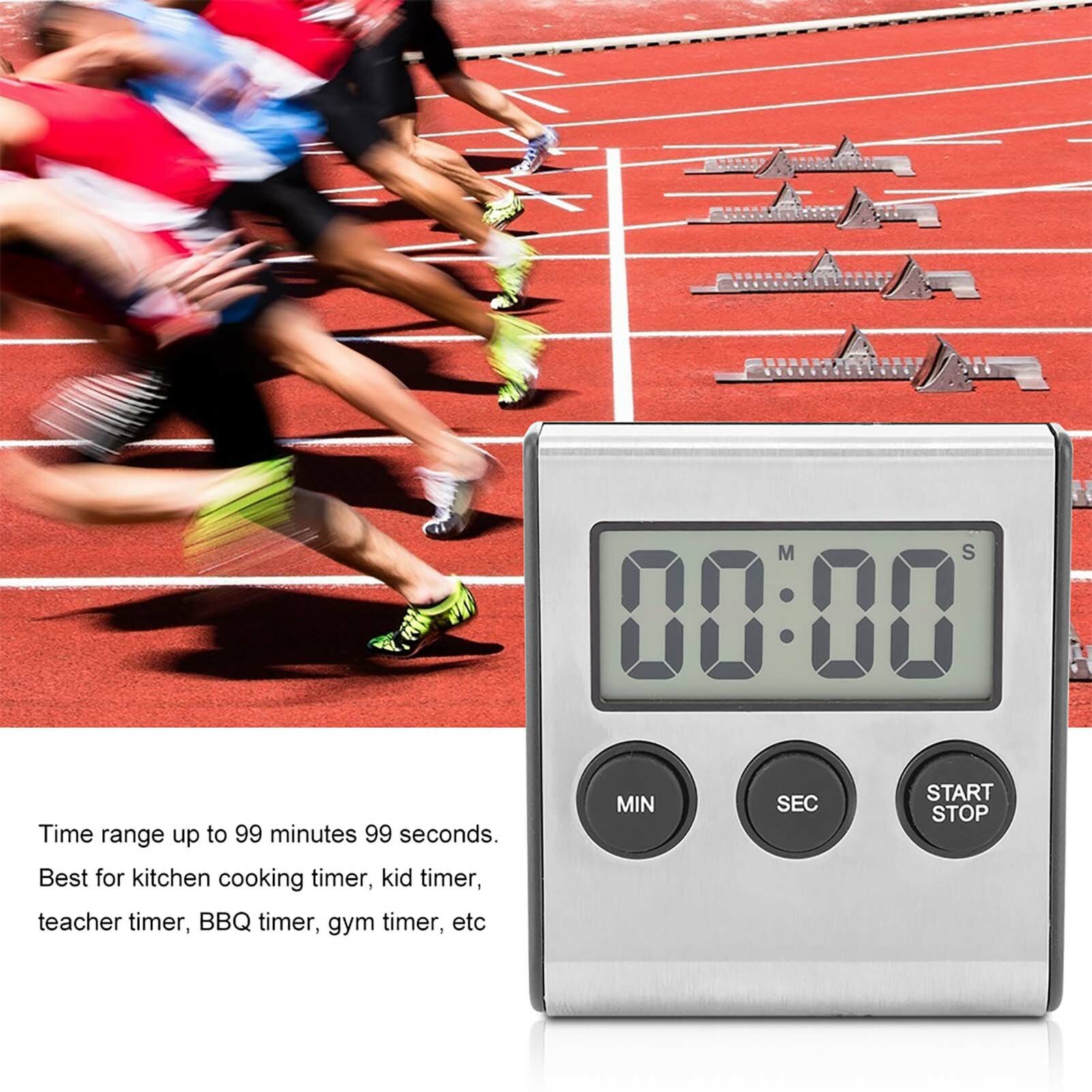 Gym Timer Alarm Clock Digital Timer, Kid Desktop for Home Kithcen — фото 1