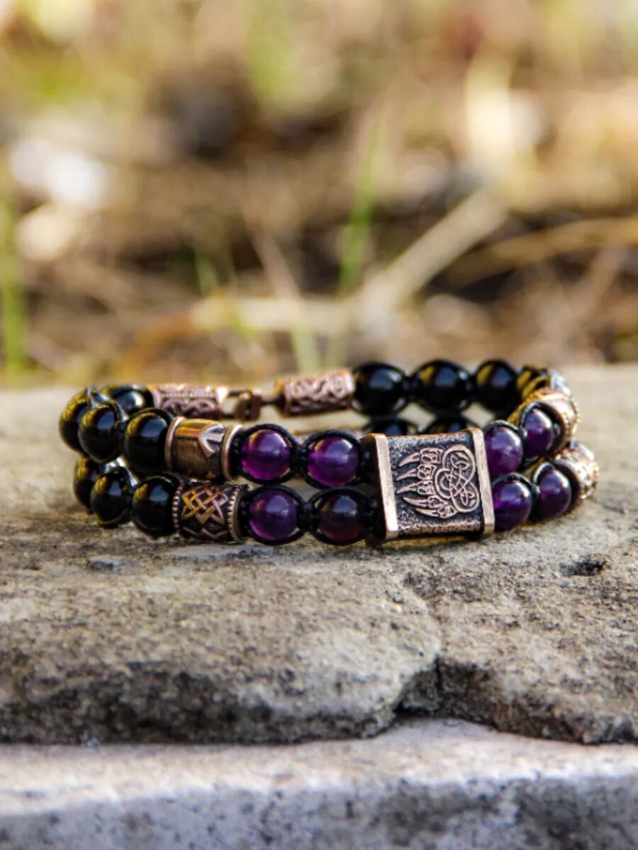 Браслет КОЖА ДА КАМНИ