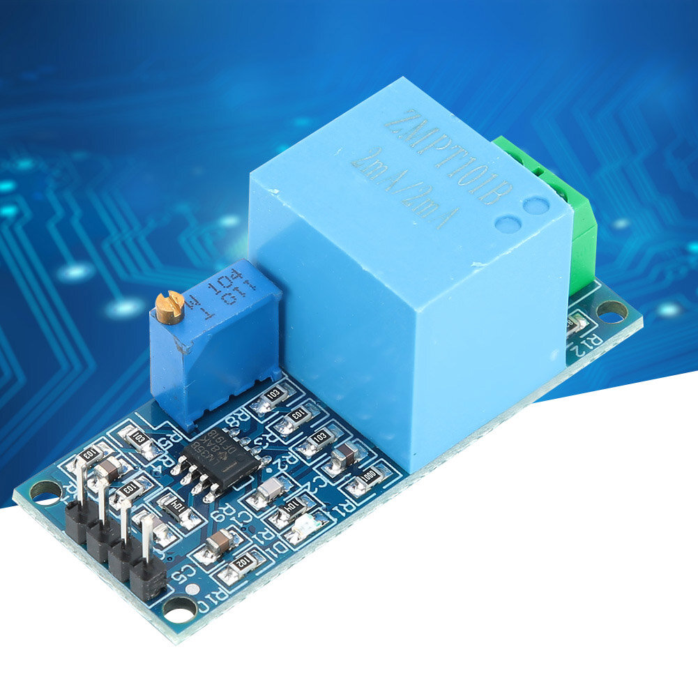 ZMPT101B Модуль трансформатора напряжения переменного тока, однофазный модуль датчика активного выходного напряжения