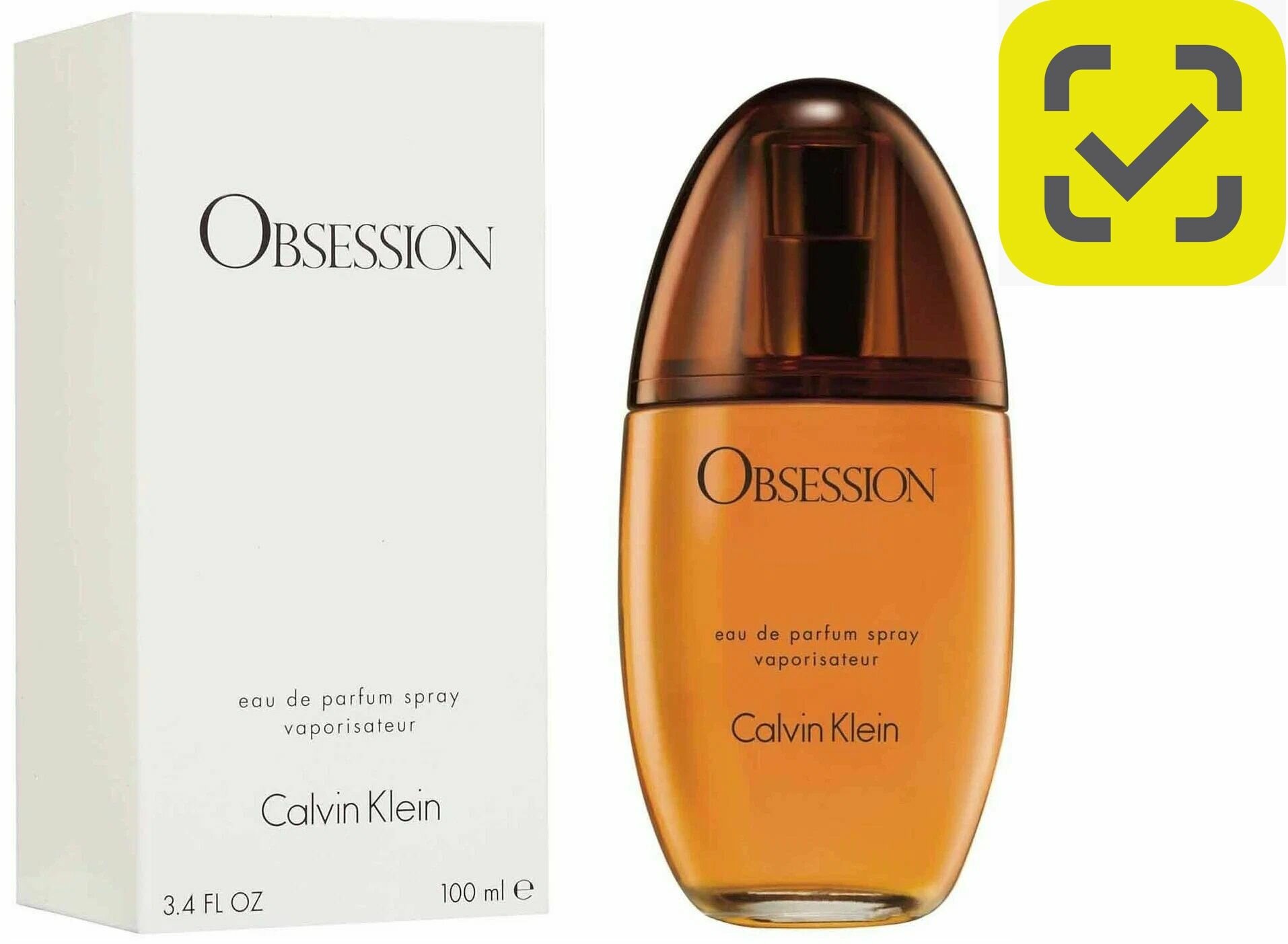 Парфюмерная Вода Calvin Klein Obsession For Her/Парфюм Женский Кельвин Кляйн Обсешен фо Хё 100мл (США)