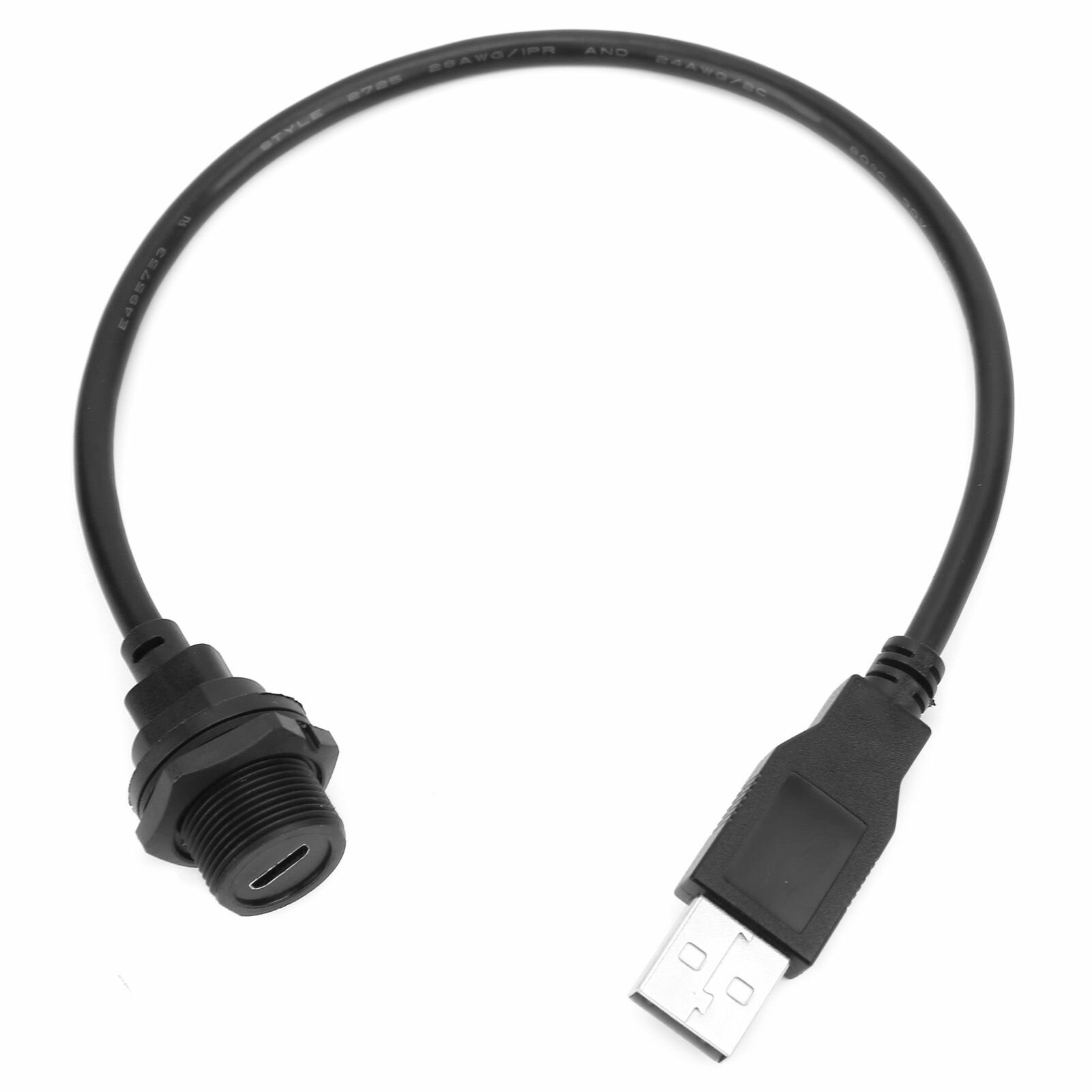 Водонепроницаемый USB-разъем IP67 MICRO USB мама /2,0 папа с кабельным разъемом E10MCTFF/U2AM (0,3 метра)